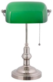 Stolní bankovní lampa GreenBank – 27x17x41 cm