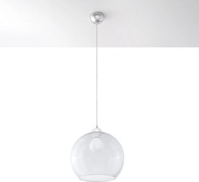 Sollux Lighting Závěsné svítidlo BALL transparentní