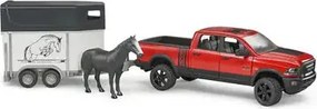 Bruder 02501 Terénní auto RAM 2500 s přepravníkem na koně a figurkou k
