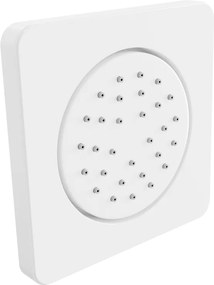 Mexen - podmítková sprchová tryska, čtvercová, 130x130 mm, bílá, 79366-20