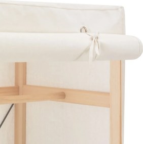 Šatní skříň bílá 79 x 40 x 170 cm textil 248192