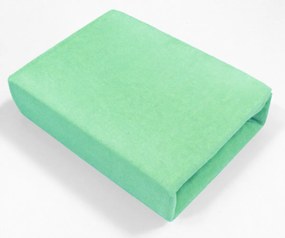 Polášek Froté prostěradlo na vysokou matraci (až 30cm), 140x200cm, na dvoulůžko, zeleno-modré