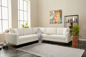Hanah Home Rohová pohovka BERLIN krémová 258 cm