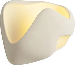 Japandi nástěnná lampa krémová 30cm - Pietra