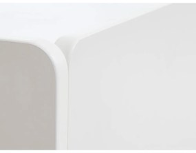 Bílý TV stolek 160x55x45 cm Bera – Unique Furniture