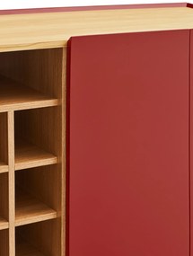 Skříňka arista červená 120 x 95 MUZZA