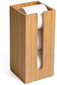 REA - Tutumi, bambusový držák toaletního papíru Bamboo, hnědá, HOM-07502