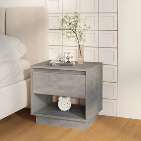 vidaXL Noční stolek 45 x 34 x 44 cm dřevotříska [809512] Barva: Betonová šedá