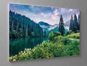Liox Obraz zelená krajina Rozměr: 150 x 100 cm