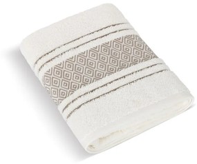 Bellatex Froté ručník a osuška Mozaika krémová velikost Osuška - 70x140 cm