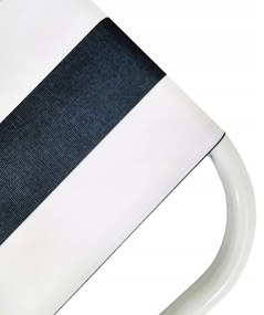 Skládací židle Atena modro-bílá