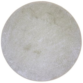 Vopi koberce Kusový koberec Capri Lux cream kruh - 100x100 (průměr) kruh cm