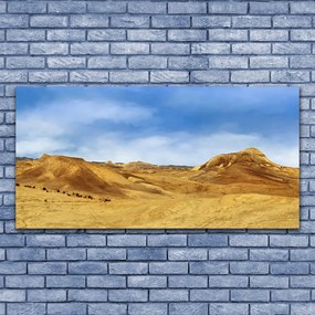 akrylový obraz Poušť Vrcholky Krajina 120x60 cm