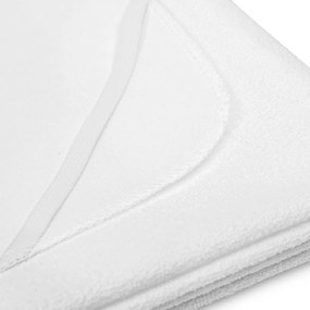 Froté nepromokavá podložka New Baby 50x70 bílá
