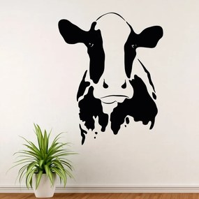 Kráva kravička - vinylová samolepka na zeď 80x63cm
