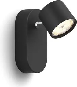 Philips Star 1x4.5W černá / LED bodové svítidlo / 500lm / 2700K / IP20