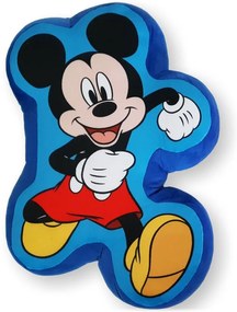 Tvarovaný 3D polštář Mickey Mouse - Disney - 37 x 24 cm