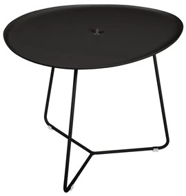 Fermob Odkládací stolek/podnos COCOTTE P.44 cm - Liquorice (černá, jemná struktura)