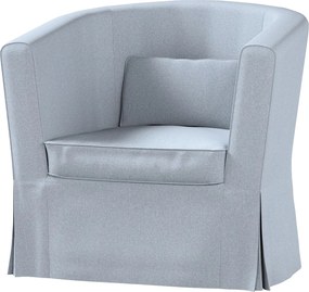 Potah na křeslo IKEA Ektorp Tullsta barva modrá látka pletený vzor