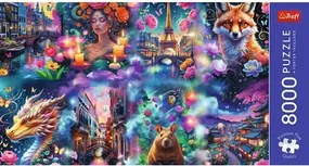 TREFL Puzzle Premium Plus: Barevný svět / 8000 dílků / 180,5 x 132,5 c