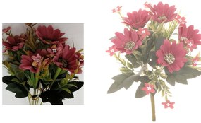KN5104-PINK-DK Kapské kopretiny, puget, barva tmavě růžová. Květina umělá.