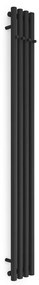 Oltens Stang koupelnový radiátor designově 180x20.5 cm černá 55012300