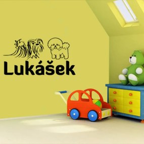 Samolepka Dva pejsci