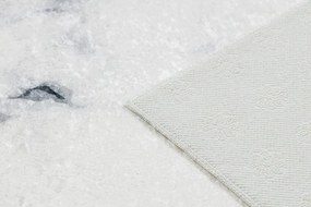 Dywany Łuszczów, Kusový koberec ANDRE Marble 1220, 80x150, bílá, chodba / předsíň