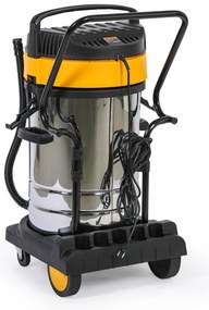 Průmyslový vysavač, suché/mokré sání, 3000 W, 80 l
