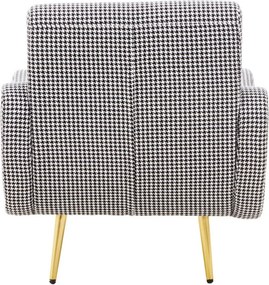 Černobílé křeslo Holli – Premier Housewares