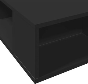 Rám postele černý 75 x 190 cm kompozitní dřevo 3280532
