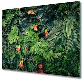 Skleněná krájecí deska Exotická džungle 60x52 cm