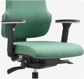 Ergonomická kancelářská židle MOSH Elite F – zelená