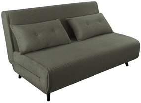 Invicta Dvoumístná rozkládací pohovka SMART zelená 140 cm 47146