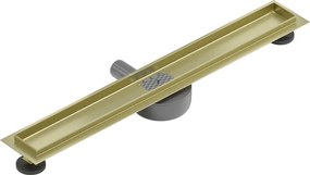 Mexen Flat 360°, tělo žlabu 60 cm, zlatá matná, 1A40060