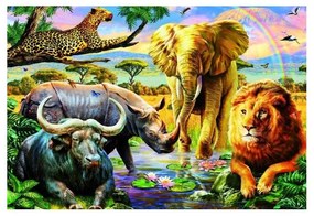 NO-1007048 NORIMPEX 5D Diamantová mozaika - Africa