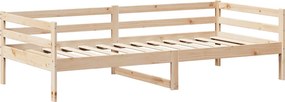 Válenda se střechou 80 x 200 cm masivní borové dřevo 3282188