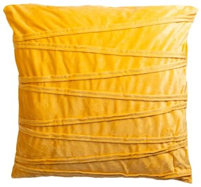 Žlutý dekorativní polštář JAHU collections Ella, 45 x 45 cm