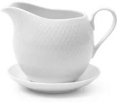 Porcelánový omáčník Rhombe Sauce Boat 67 cl Lyngby Porcelaen