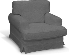 Potah na křeslo IKEA Ekeskog barva šedá látka pletený vzor