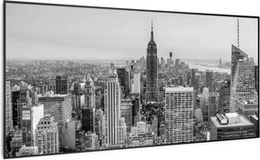 Klarstein Wonderwall Air Art Smart, infračervený ohřívač, 120 x 60 cm, 700 W, New York City