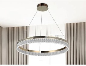 LED Stmívatelný křišťálový lustr na lanku THALIA LED/55W/230V 3000-6000K + DO