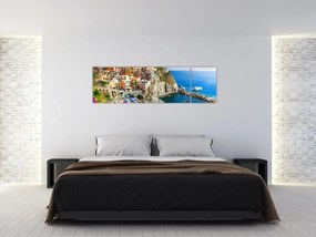 Obraz - Italská vesnička Manarola (170x50 cm)