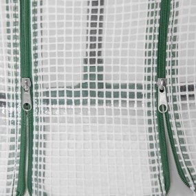 Outsunny Zahradní skleník pro venkovní použití 180x90x90 cm, typ kůlny s 2 okny, ocelová konstrukce, terasový skleník pro pěstování rostlin, květin a…