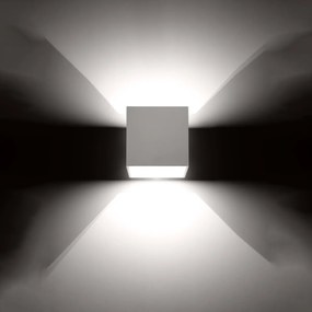 Sollux Lighting Nástěnné svítidlo QUAD 1 bílé