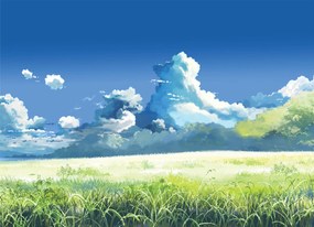 Malvis ® Anime tapeta Letní krajina Vel. (šířka x výška): 432 x 290 cm
