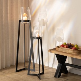 Svícen Loft Glow duży 30x30x114 cm