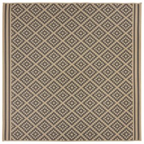 Hans Home | Kusový koberec Florence Alfresco Moretti Beige/Anthracite čtverec – na ven i na doma