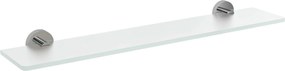 Sapho X-Round - Polička, délka 70 cm, mléčné sklo/chrom XR009-06