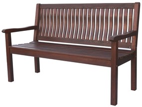 BOSTON lavice FSC 150 x 58 x 90 cm tmavě hnědá